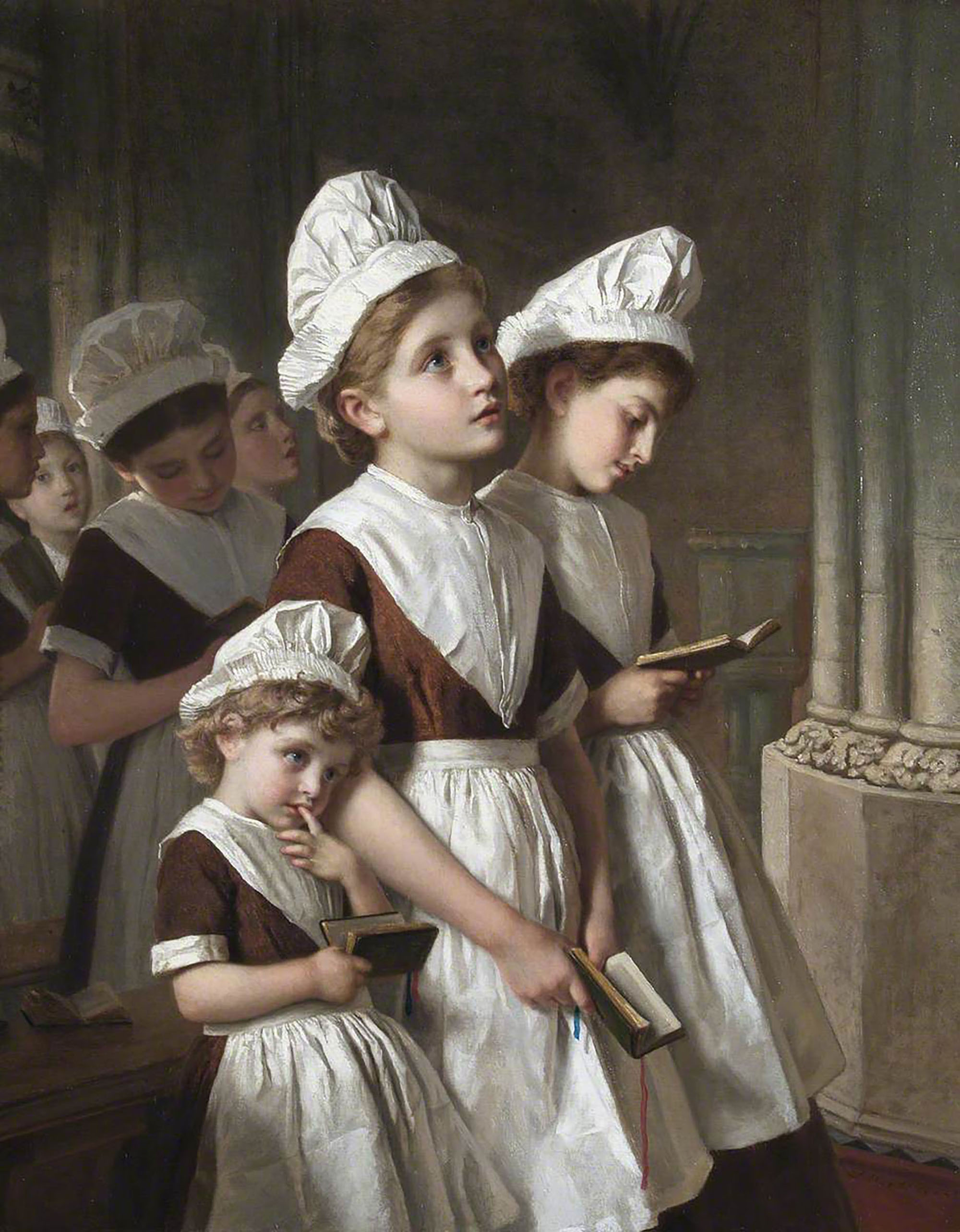 Girls in the Chapel - Foundling Museum