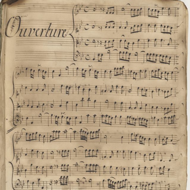 Earliest manuscript of Handel’s opera Teseo - Foundling Museum