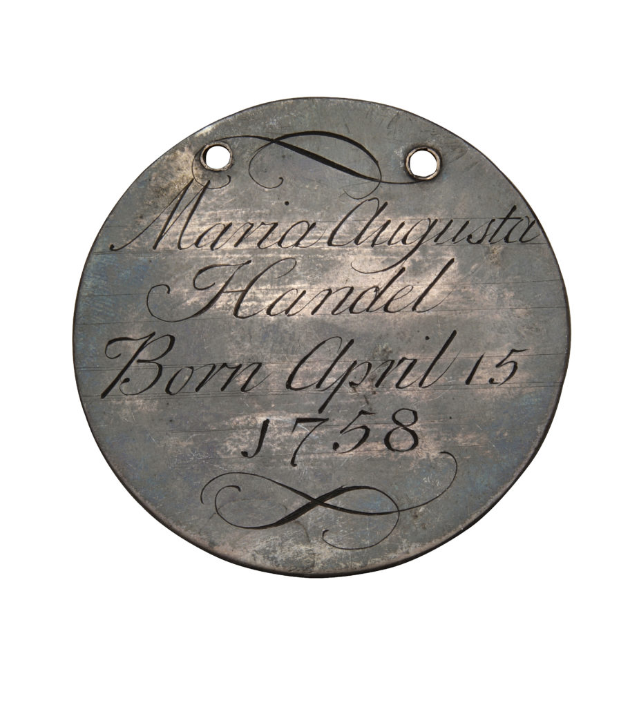 Token: Engraved disc - Foundling Museum